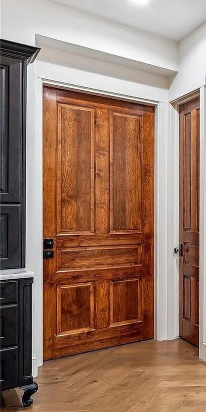 Safe Room | Panic Room Doors With Decorative Wood Finishes